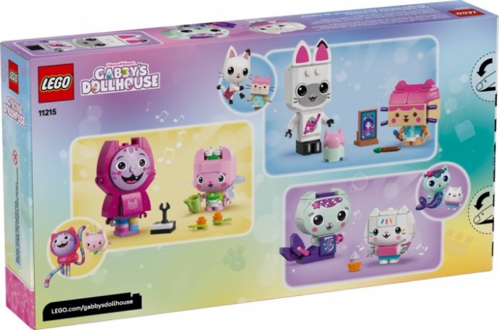 Конструктор LEGO® Gabby's Dollhouse Друзі-коти Ґаббі з кубиків ...